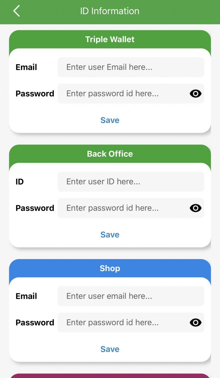 ID Information – TRIPLE